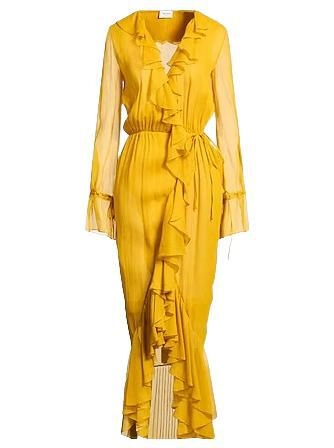 Saint Laurent Maxi Dress - Yellow