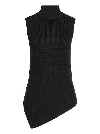 Rag & Bone Sleeveless Turtleneck Knit Top - Black