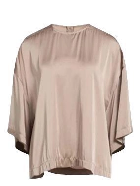 Rick Owens Satin Top - Nude
