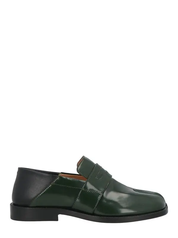 MAISON MARGIELA Two-tone Leather Loafers - Black