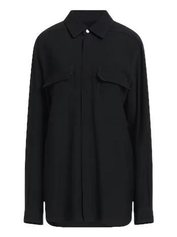 Rick Owens Long Sleeve Shirt - Black