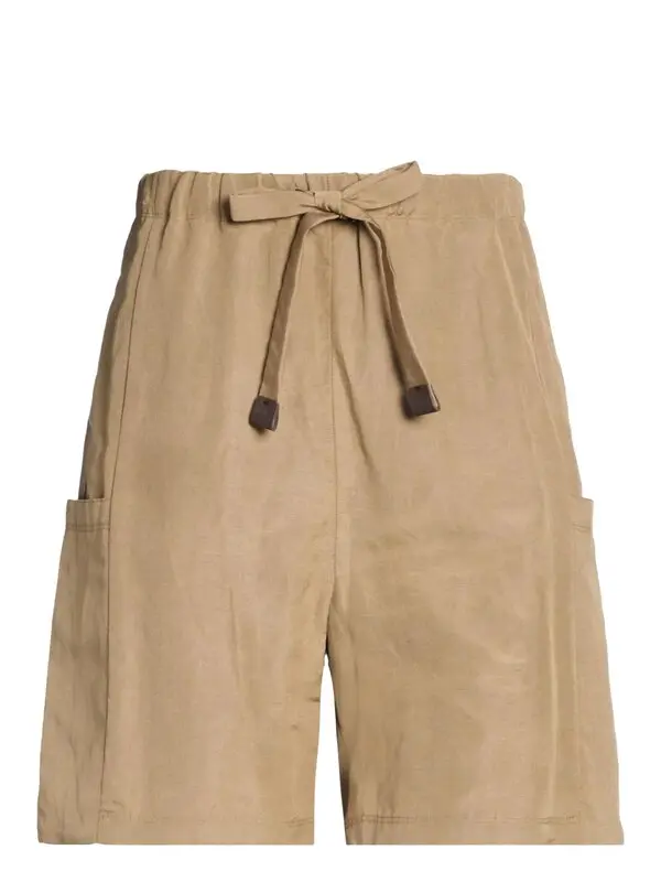 Max Mara Plain Shorts - Nude
