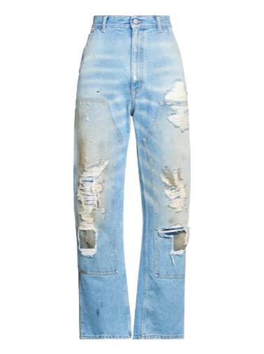MAISON MARGIELA High-waisted Straight-leg Jeans - Blue