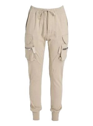 Rick Owens Cargo Pants With Drawstring Waist - Nude