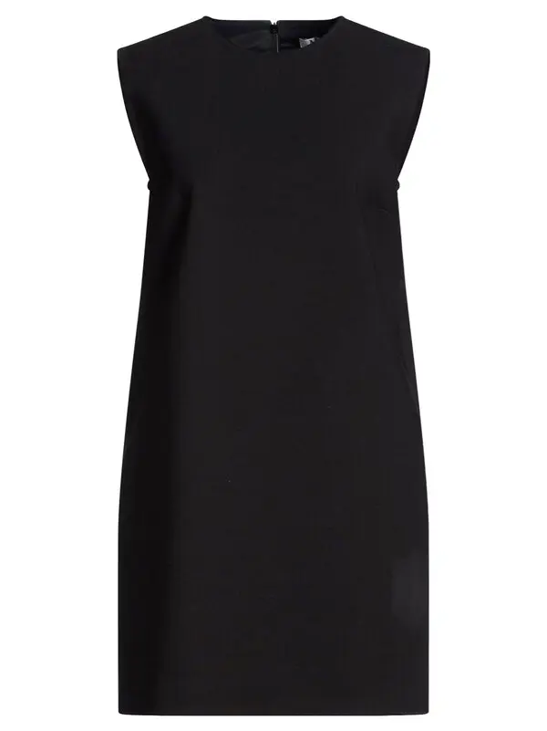 Max Mara Sleeveless Crewneck Dress - Black