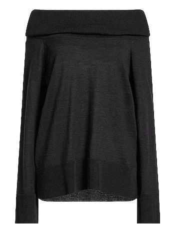 Max Mara Lightweight Wool Knit Top - Black