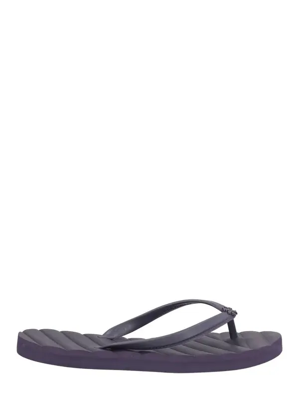 Tory Burch Rubber Flip Flops - Black