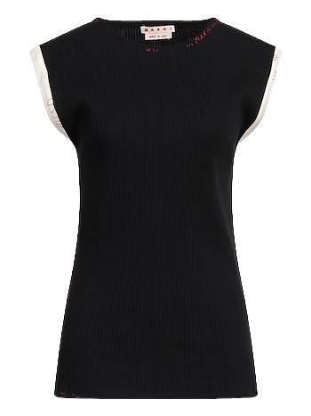 Marni Embroidered Crewneck T-shirt - Black