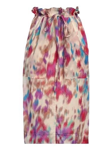 Isabel Marant Étoile Multicolor Woven Pencil Skirt - Nude