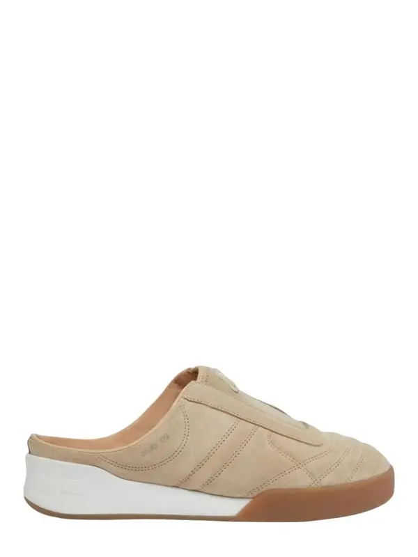 COURREGES Club 02 Suede Mules - Nude