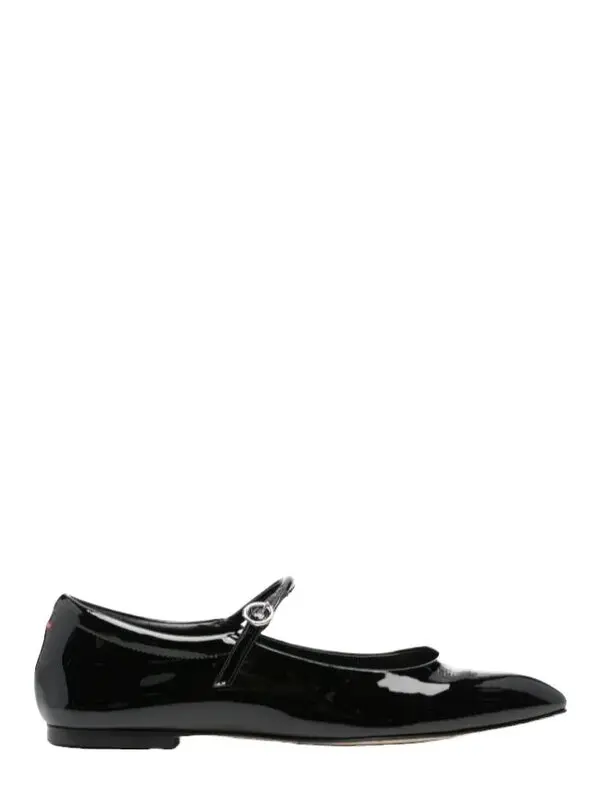 AeydĒ Patent Leather Ballet Flats - Black