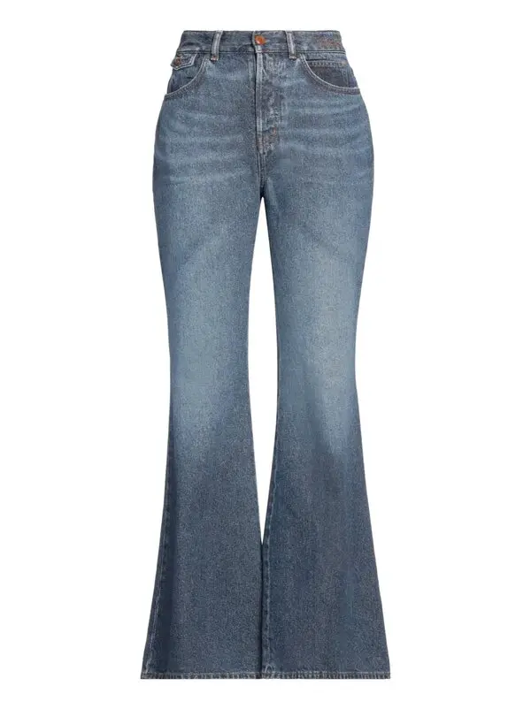 Chloé Mid-rise Flared Jeans - Blue