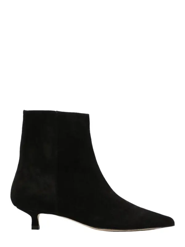 AeydĒ Sofie 45mm Suede Ankle Boots - Black
