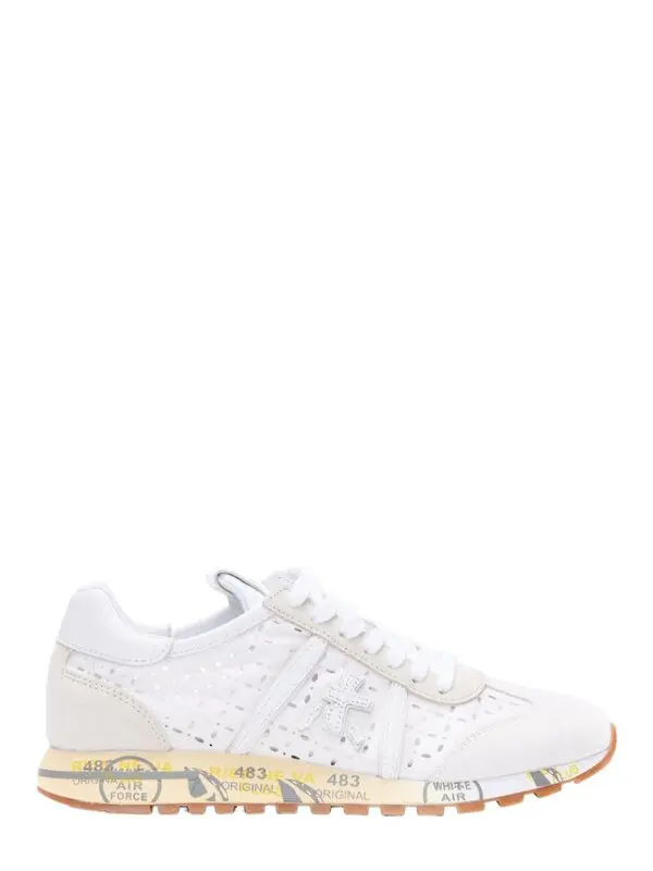 Premiata Logo Sports Sneakers - White