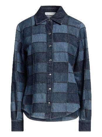 Chloé Denim Patchwork Shirt - Blue