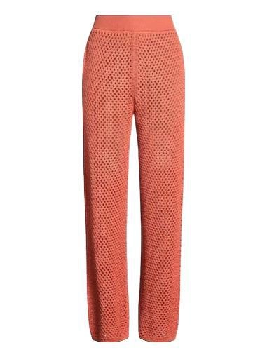 Brunello Cucinelli Open-knit Straight-leg Trousers - Red