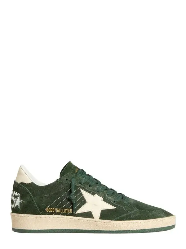 GOLDEN GOOSE Ball Star Suede Sneakers - Green