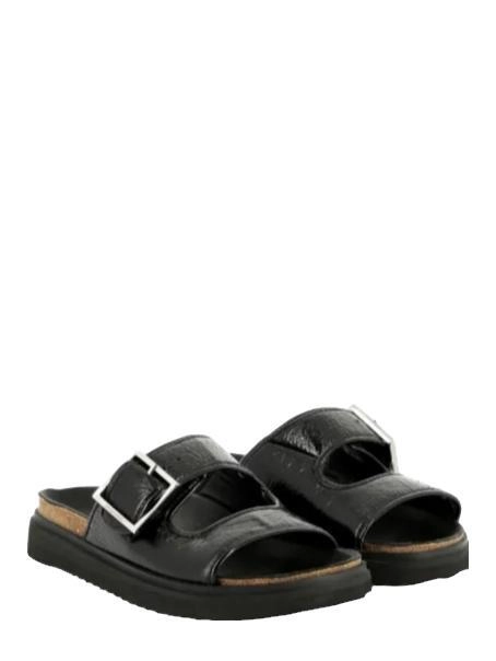Zadig&Voltaire Leather Sandals - Black
