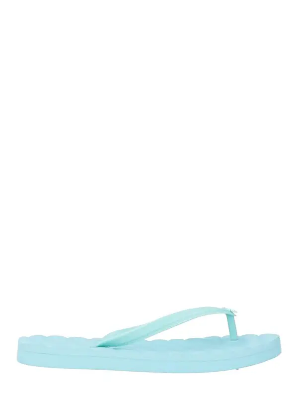 Tory Burch Rubber Flip Flops - Blue