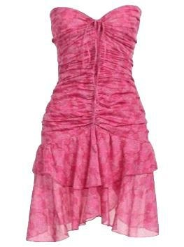 Isabel Marant Étoile Ruched Tiered Floral Mini Dress - Pink