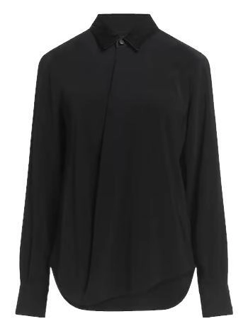Rag & Bone Solid Long Sleeve Shirt - Black