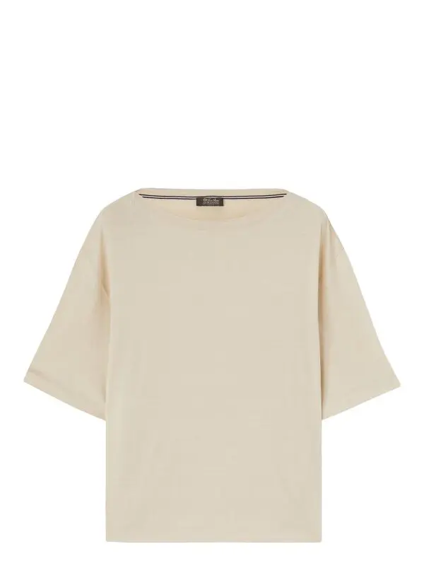 Loro Piana Plain Jersey T-shirt - Nude