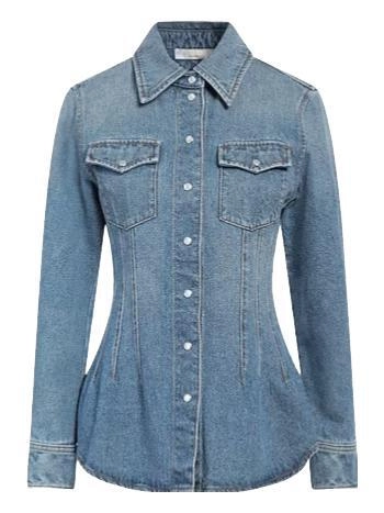 Chloé Medium Wash Denim Shirt - Blue