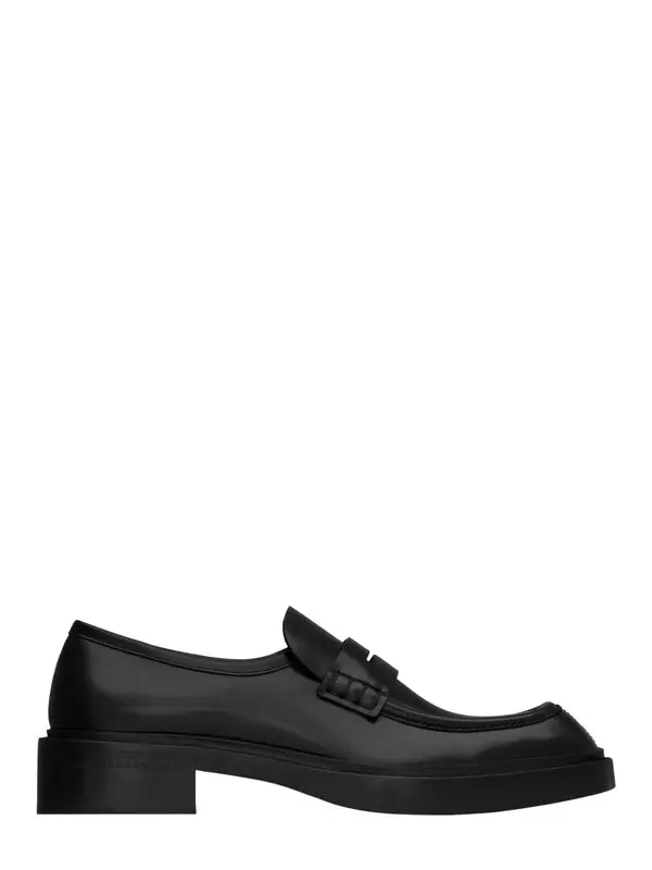Saint Laurent Harvey Loafers In Smooth Leather - Black
