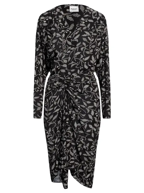 Isabel Marant Étoile Two-tone Knit Dress - Black