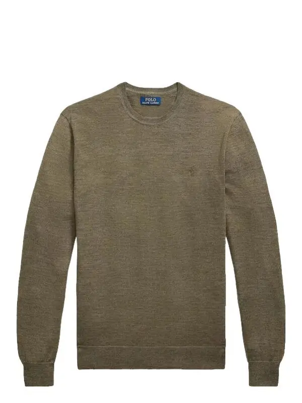 Polo Ralph Lauren Logo Embroidered Crewneck Jumper - Green
