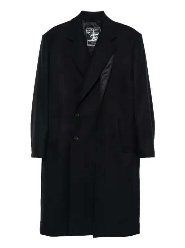 Y/project Double-front Coat - Black