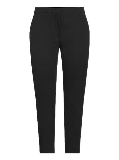Max Mara Solid Stretch Knit Trousers - Black
