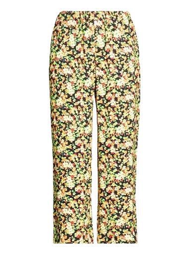Marni Floral Print Wide Leg Cropped Trousers - Multicolor