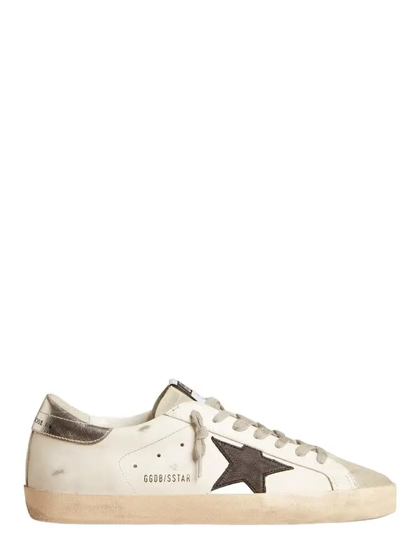GOLDEN GOOSE Super-star Sneakers With Star Detail - Nude