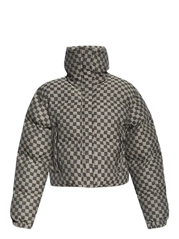 MISBHV Monogram Pattern Casual Jacket - Gray