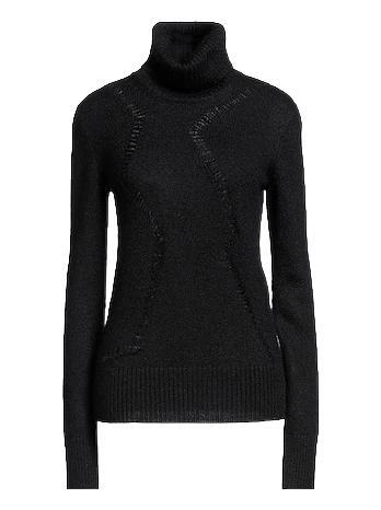 Saint Laurent Wool Knit Turtleneck Sweater - Black