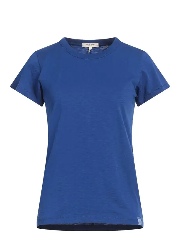 Rag & Bone Solid Color T-shirt - Blue
