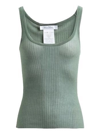 Max Mara Sleeveless Knit Vest - Gray