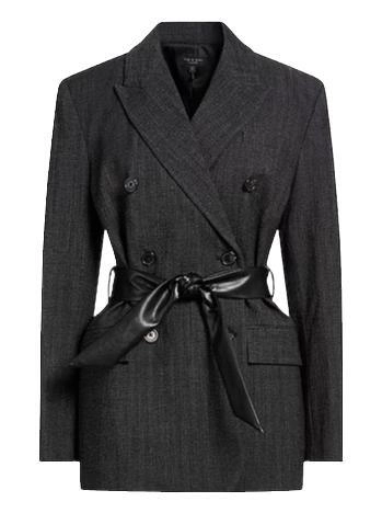 Rag & Bone Two-tone Long-sleeve Blazer - Black