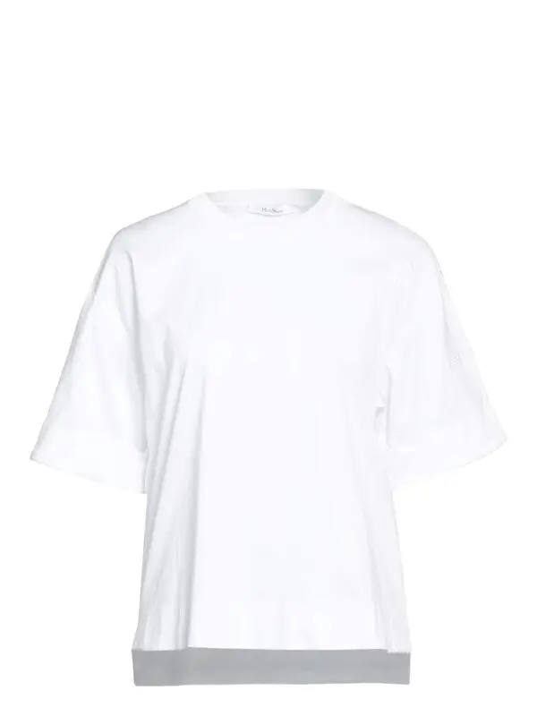 Max Mara Solid Color T-shirt - White