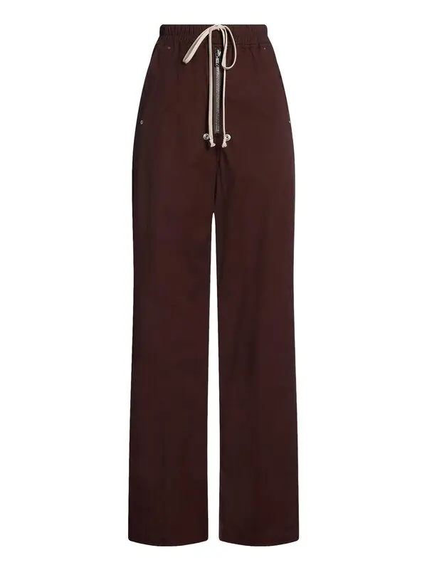 Rick Owens Loose Straight-leg Trousers - Black