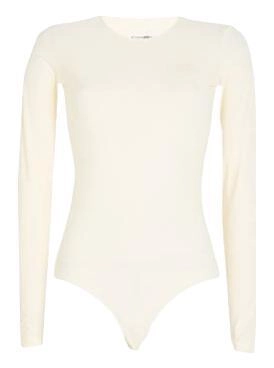 MAISON MARGIELA Long Sleeve Bodysuit - White