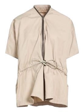 Rick Owens Short Sleeves Zip Up Jacket - Nude