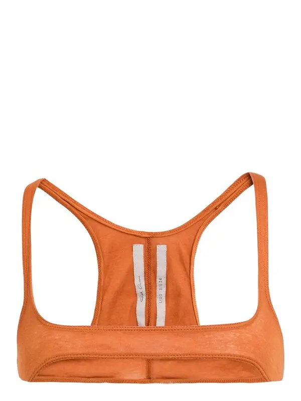Rick Owens Jersey Cropped Vest Top - Orange