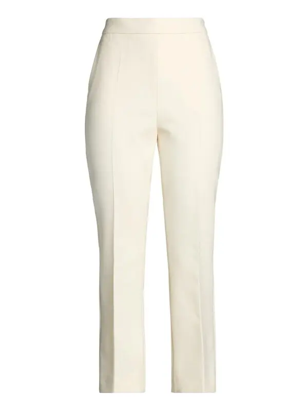Max Mara Stretch Bootcut Pants - White