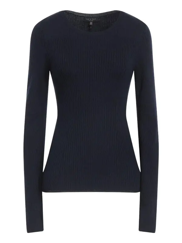 Rag & Bone Long Sleeve Knit Top - No