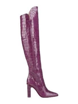 Max Mara Over The Knee Boots - Red