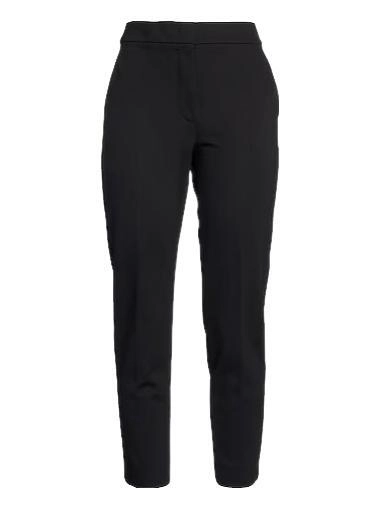 Max Mara Zip Slim-fit Cropped Trousers - Black