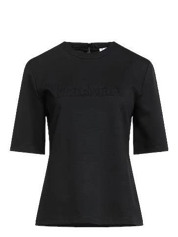 Max Mara Logo Print T-shirt - Black