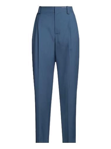Marni High Waist Plaid Flare Pants - Blue